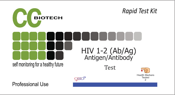 1 of acquired test kits. Single box – Clinical Care Biotech